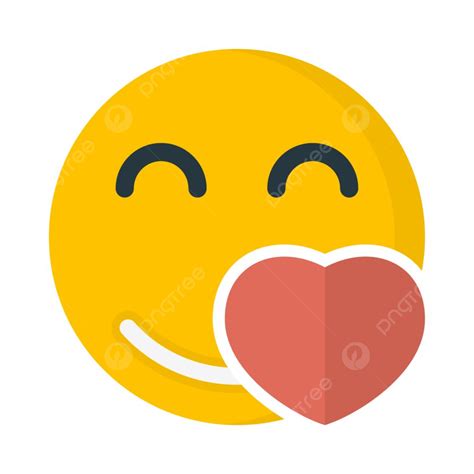 Amor Emoji Coraz N Ojos Cerrados Png Cara Enamorado Emoticon Png Y