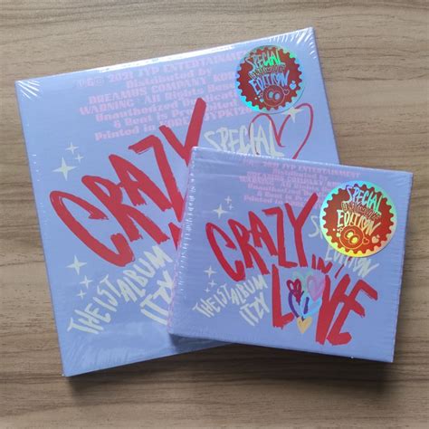 Itzy Crazy In Love Special Edition Jewel Case Shopee Philippines