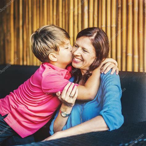 Son Kissing Mother Stock Photo By Rawpixel