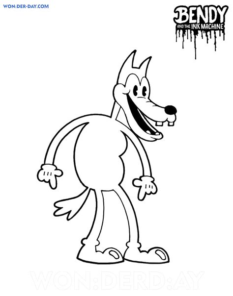 Dibujos De Bendy Para Colorear Y Imprimir WONDER DAY Dibujos Para