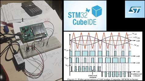 sinüsoidal pwm spwm stm32f429 youtube