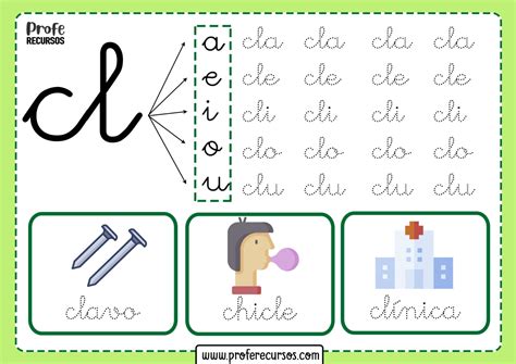 S Labas Trabadas Con Cl Cla Cle Cli Clo Clu Palabras Con Cl