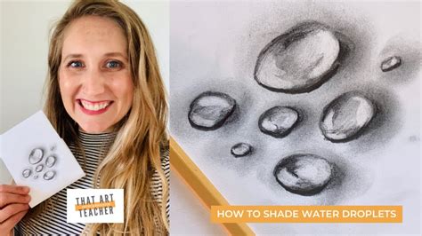 How To Shade Water Droplets Step By Step Drawing Tutorial YouTube