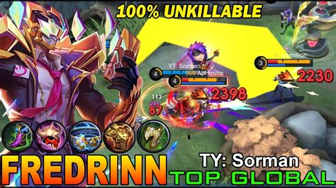 Unkillable Jungler Tank Fredrinn Mvp Build Top Global Fredrinn