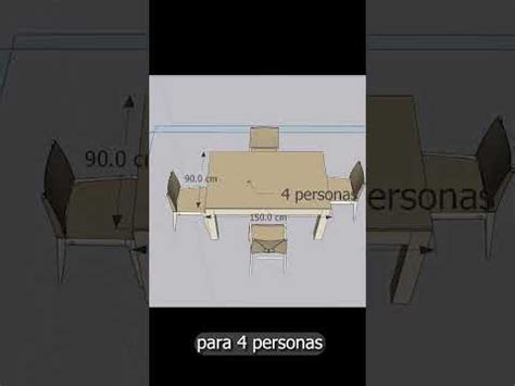 Medidas Ideales De Mesa De Comedor Para 6 Personas DesignMob