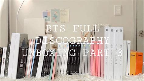 Part 3 BTS ALBUM UNBOXING 방탄소년단 BTS Full Discography All Albums