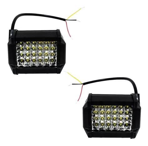 Par Faros 24 Led Dually Luz Fija Y Estrobo MercadoLibre