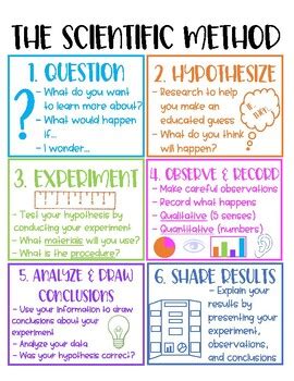 Scientific Method Anchor Chart By That Tribal Teacher TPT