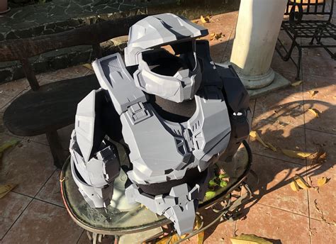 Halo Papercraft Helmet Pepakura File Index Dibujos Sugar Skull Porn