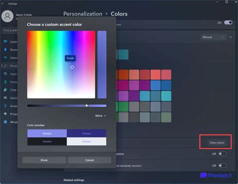 Comment créer un raccourci clavier pour activer ou désactiver le mode