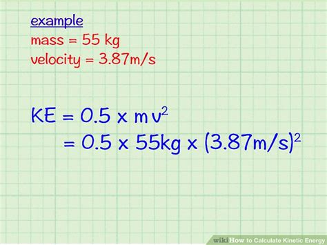 How To Calculate Kinetic Energy Steps With Pictures Wikihow