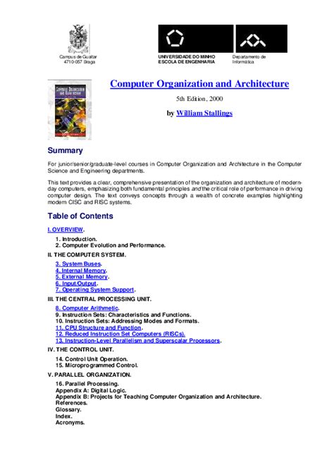 pdf computer organization and architecture jalees ur rahman