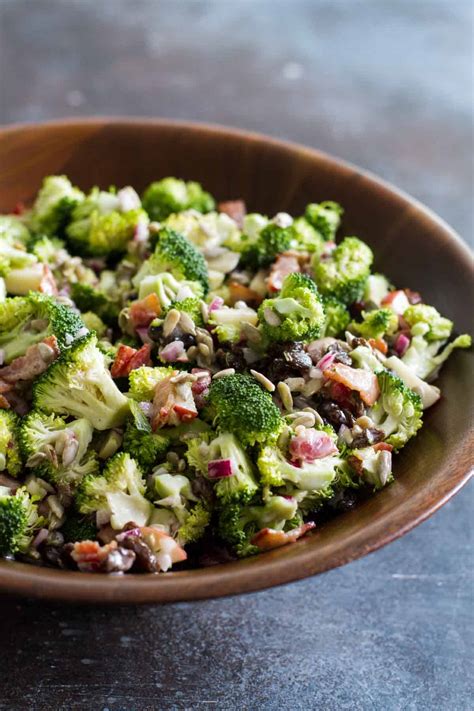 Classic Broccoli Salad Recipe With Bacon Taste And Tell