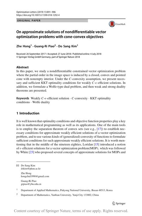 on approximate solutions of nondifferentiable vector optimization problems with cone convex
