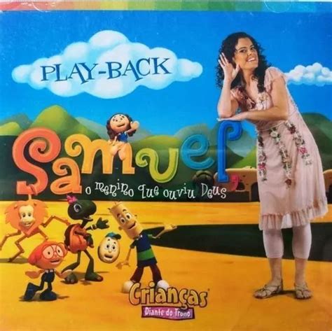 Cd Diante Do Trono Crianças Play back Samuel O Menino à venda em