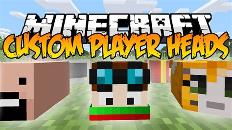 How To Get Custom Player Heads In Minecraft 1 9 No Mods YouTube