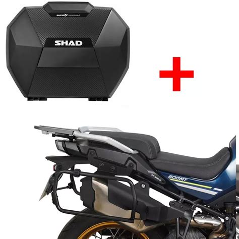 Pack Valises Shad SH38X Carbone Supports 3P Pour CF MOTO 800 MT 2022