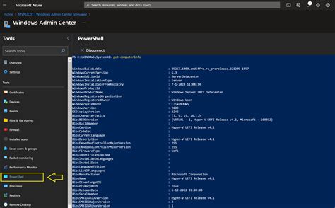 Microsoft Azure Arc Enabled Servers Managed With Windows Admin Center