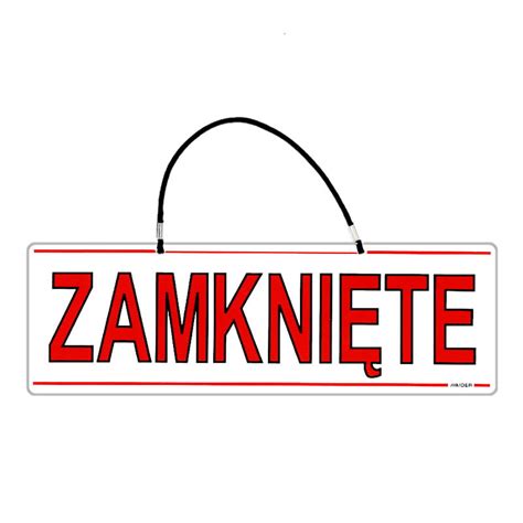 Tabliczka Otwarte Zamkni Te I Abm Wyposa Amy Sklepy Sklep Internetowy