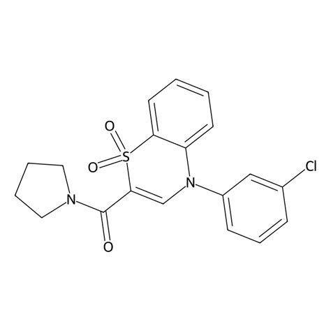 Buy 4 3 Chlorophenyl 2 Pyrrolidin 1 Ylcarbonyl 4H 1 4 Benzothiazine