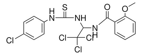 2 METHOXY N 2 2 2 TRICHLORO 1 3 4 CHLORO PHENYL THIOUREIDO ETHYL