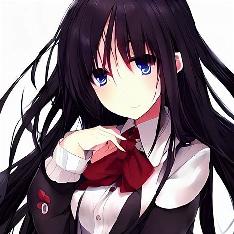 Girl With Black Hair By Krzychumen On Deviantart