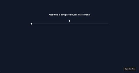 Custom Slider Codesandbox