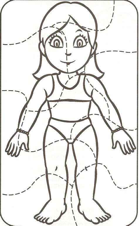 Desenhos Corpo Humano Para Colorir Revoeduca