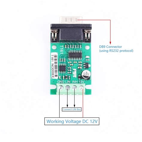 Buy Rs To Lin Bus Module Rs To Uart Converter Db Male Socket