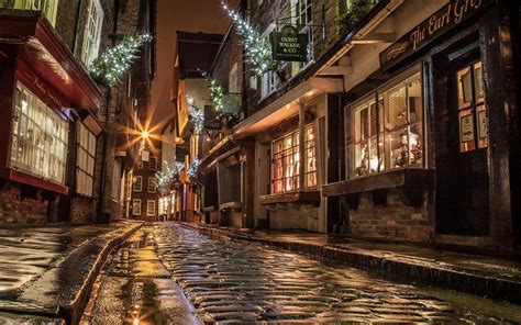 Cobblestone Alley Wallpapers Wallpaper Cave