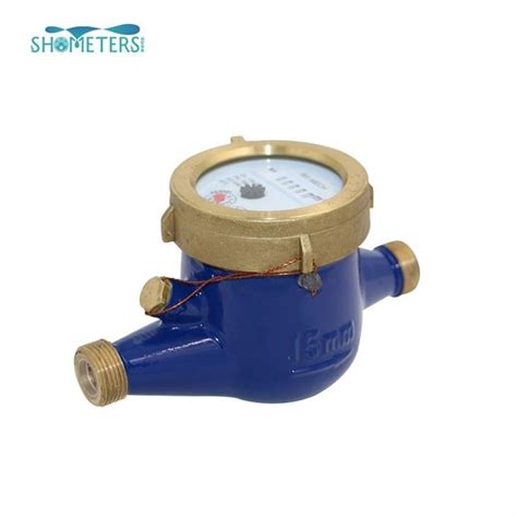 R160 Multi Jet Liquid Sealed Type Brass Water Meter Manufacturers