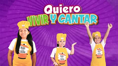 QUIERO VIVIR Y CANTAR MÍMICAS ECV 2024 Niños en la cocina SOFIA