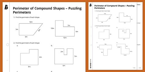 Perimeter Of Compound Shapes Puzzling Perimeters
