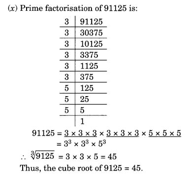 Ncert Solutions For Class Maths Chapter Cubes And Cube Roots Ex