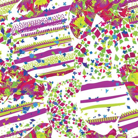 Abstract Mosaic Sheet Seamless Pattern Geometric Tile Background