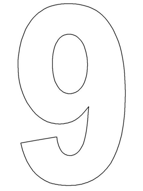 Plantillas De Numeros Para Imprimir