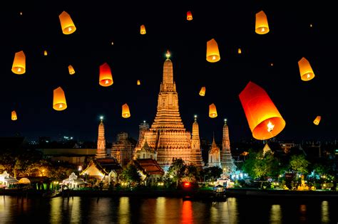El Incre Ble Festival De Las Linternas En Tailandia