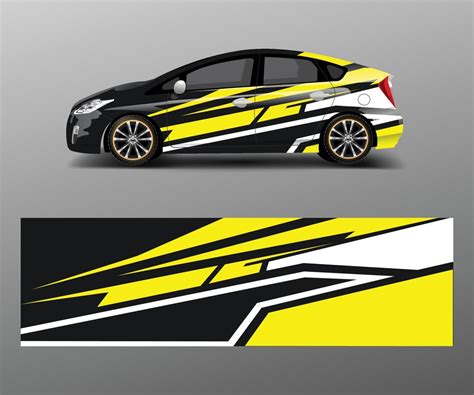 Car Decal Vector Graphic Abstract Racing Designs For Vehicle Sticker