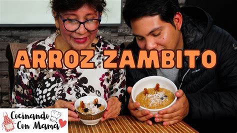 Arroz Zambito Postre fácil y delicioso YouTube