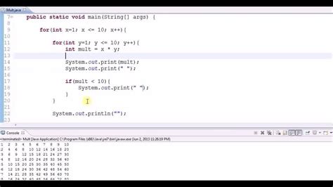 By Multiplication Table Java Elcho Table