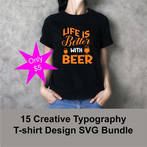Creative Typography T Shirt Design Quotes SVG MasterBundles