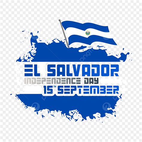 El Salvador Flag PNG Transparent El Salvador Independence Day With