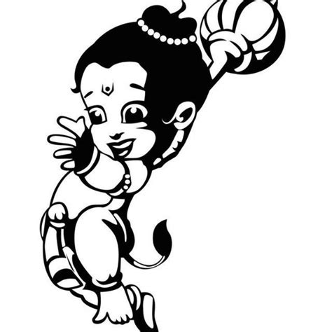 Pin By Parag Pandit On Quick Saves Bal Hanuman Flower Art Drawing