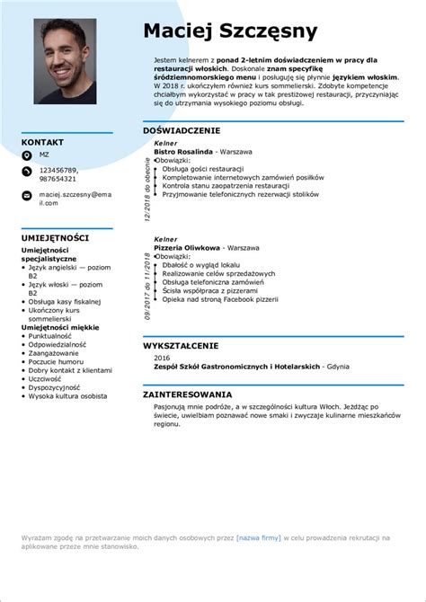 Przykładowe CV do pracy 70 wzorów jak napisać