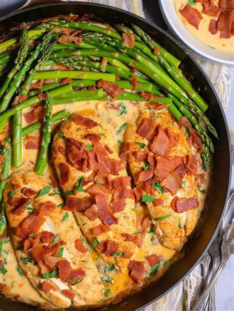 Creamy Tuscan Chicken With Crispy Bacon