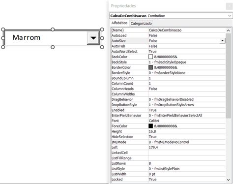 ComboBox VBA Como Criar Lista Suspensa Personalizada