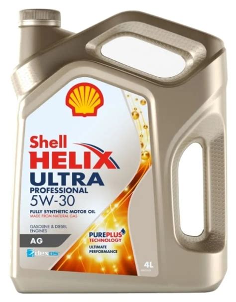 SHELL Helix Ultra Professional AG 5W 30 4 л