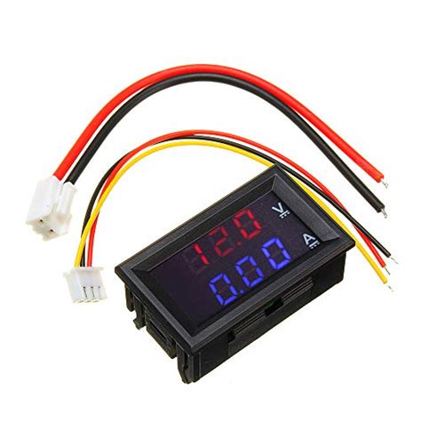 ILS Mini Digital Voltmeter Amperemeter DC 100V 10A Panel Volt