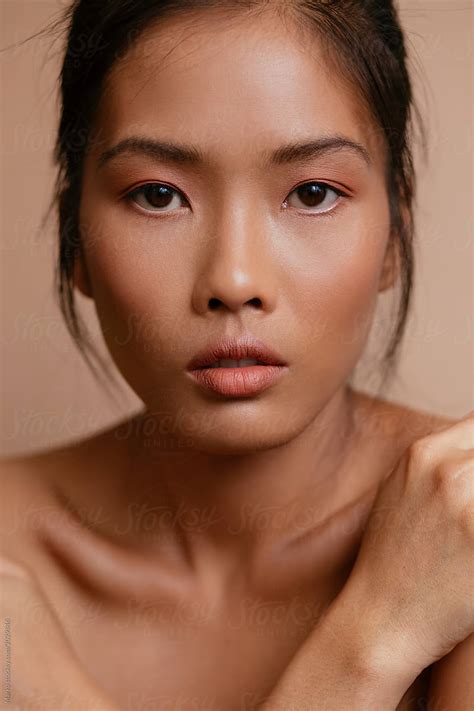Studio Beauty Portrait Of Asian Woman By Stocksy Contributor Marko