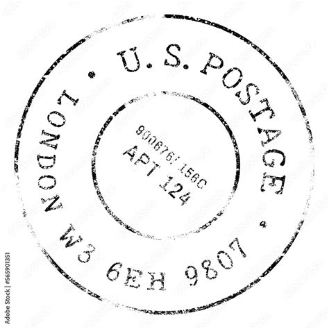 Postage Stamp Png Sticker Transparent Background Stock Illustration